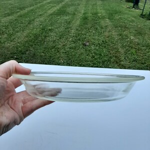 Vintage Early 1900s Pyrex CG Dollar Sign Monogram 208 Clear Glass Pie ...