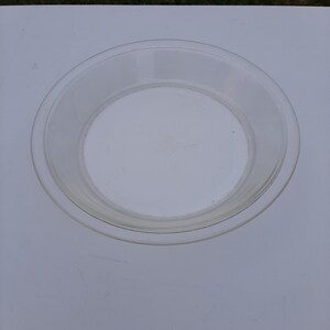 Vintage Early 1900s Pyrex CG Dollar Sign Monogram 208 Clear Glass Pie ...