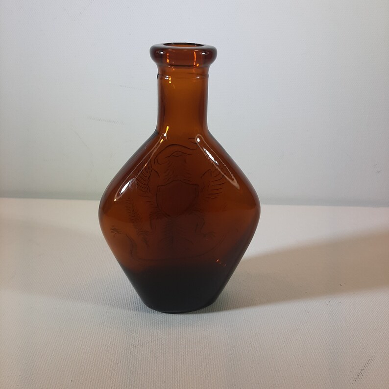 Vintage 1970s “E Pluribus Unum” Eagle Brown Bottle--decanter--medicine ...