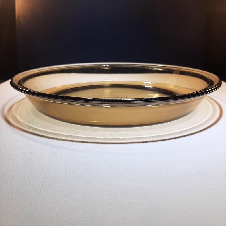 Vintage 1980s Pyrex Amber Glass Pie Dish Vintage Pyrex - Etsy