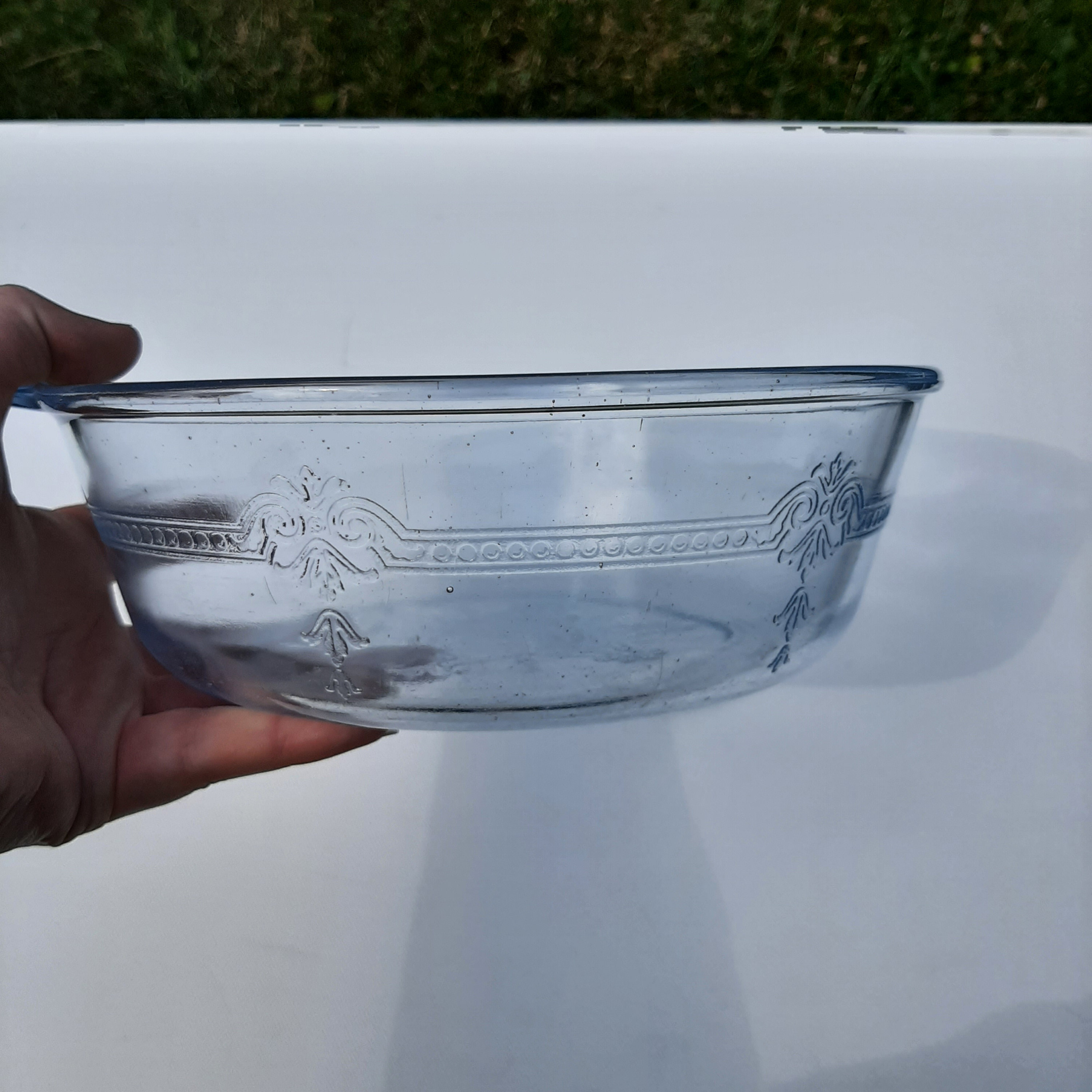 Vintage 1940s Fire King Anchor Hocking Philbe Pattern Sapphire Blue ...
