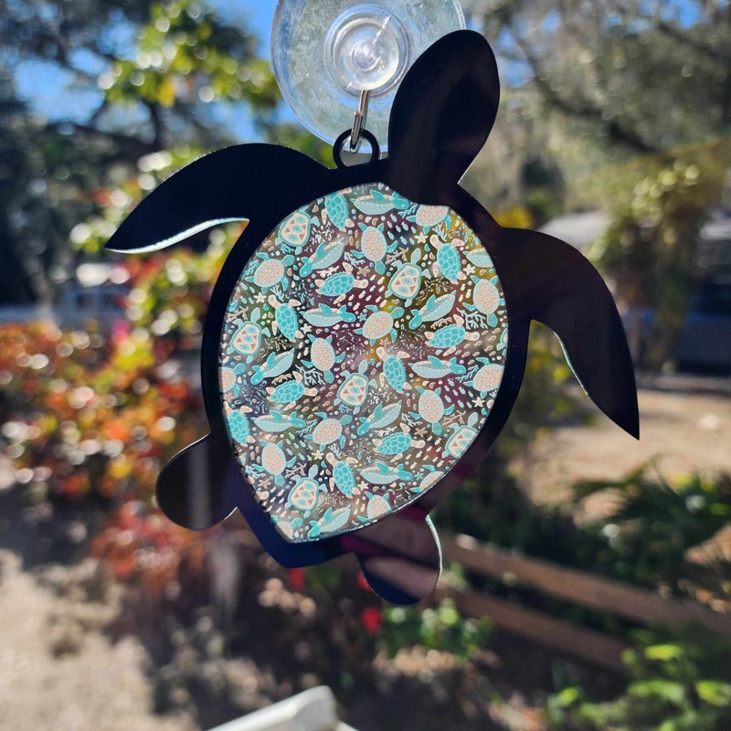Turtle Suncatcher - Etsy