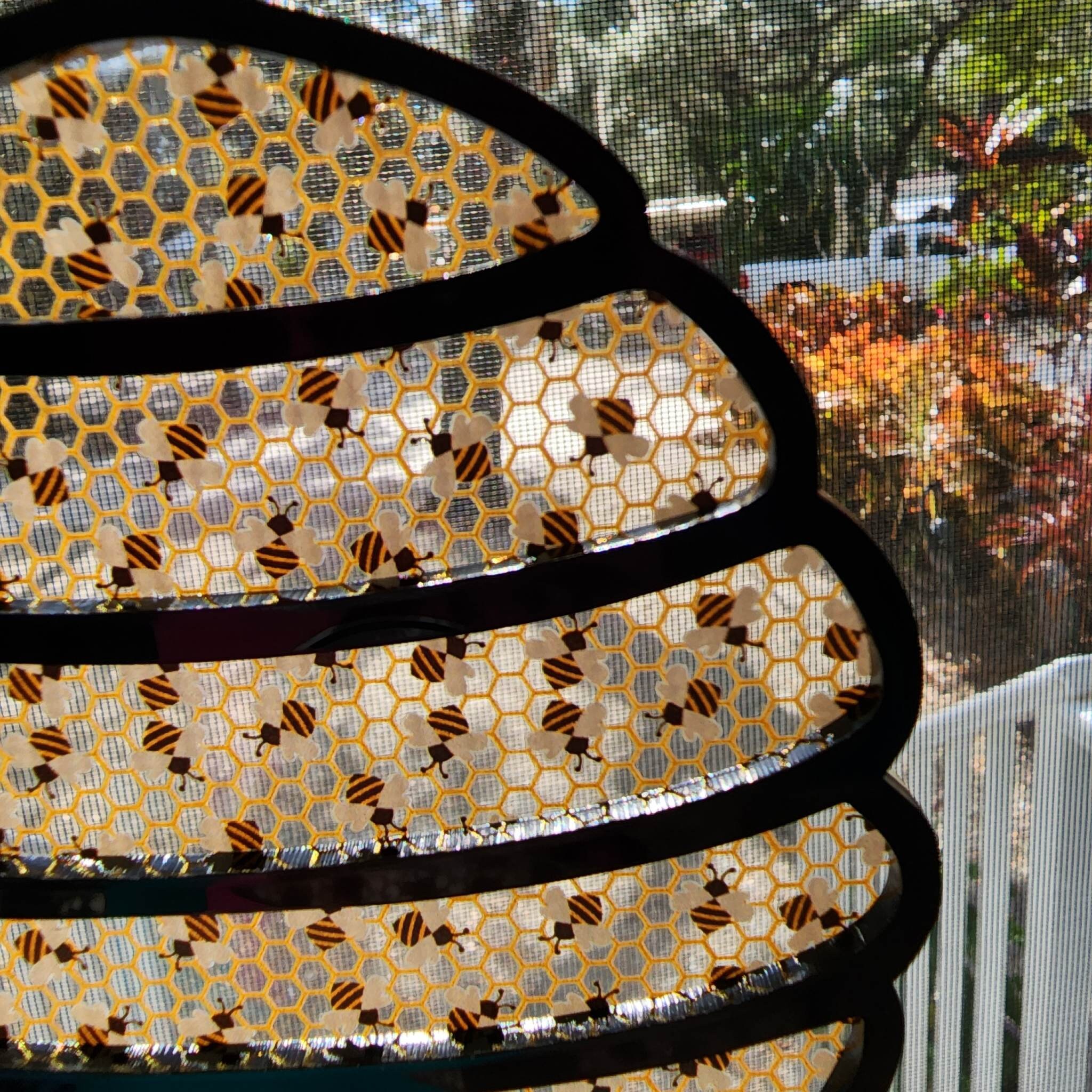 Acrylic Bee Hive Suncatcher - Etsy
