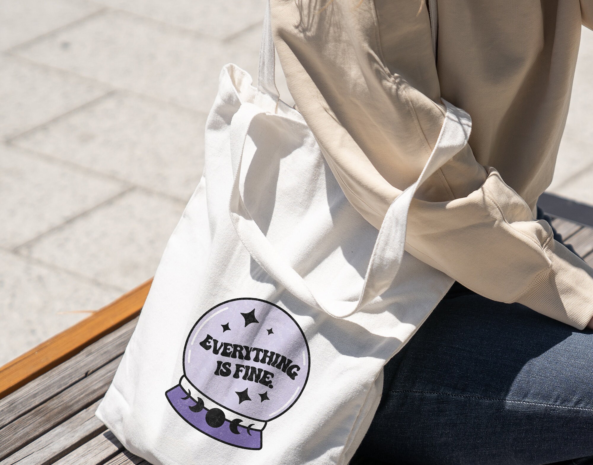 Crystal Ball With Moon Phases Svg, Witchy Cute Fortune Teller Png ...