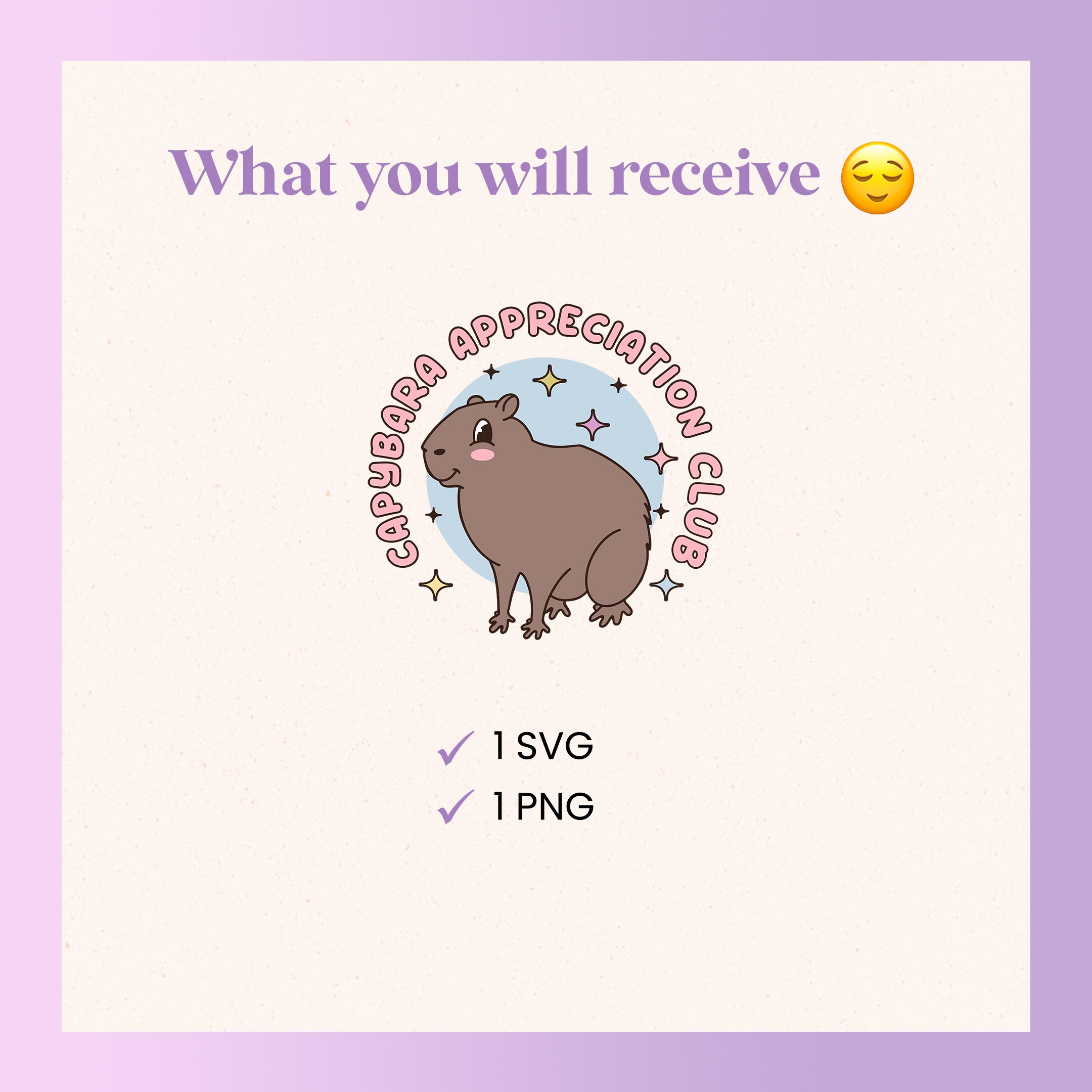 Kawaii Capybara Fan Club SVG, Cute Animal Shirt Design, Birthday Gift ...