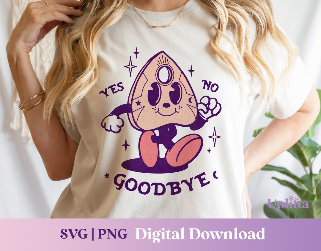 Goodbye Celestial Kawaii Planchette, Celestial Horror Svg, Spooky ...