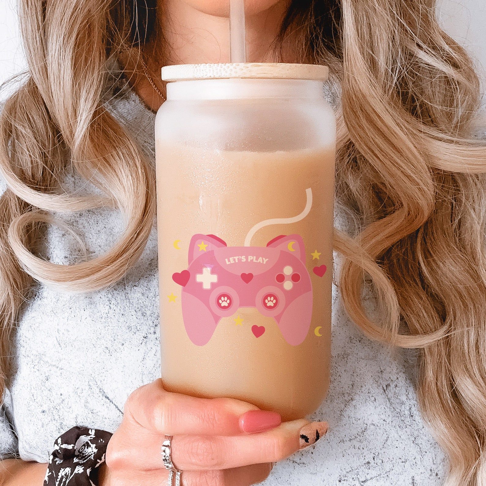 Video Game Controller Svg, Kawaii Gamer Girl Png, Pink Girl Gaming ...