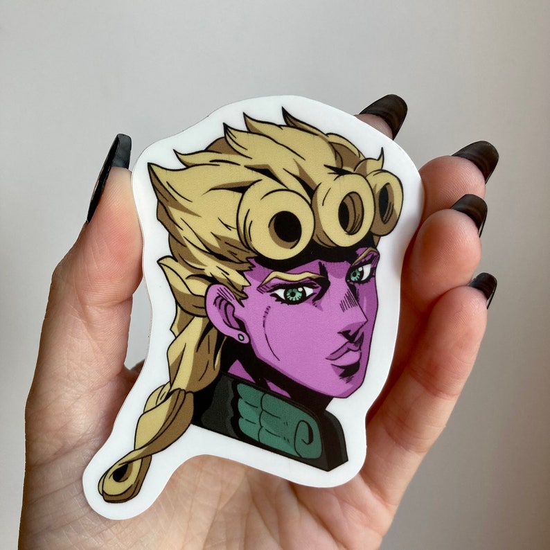 Giorno Anime Inspired Stickers, Bizarre Anime Sticker, Jojo - Etsy