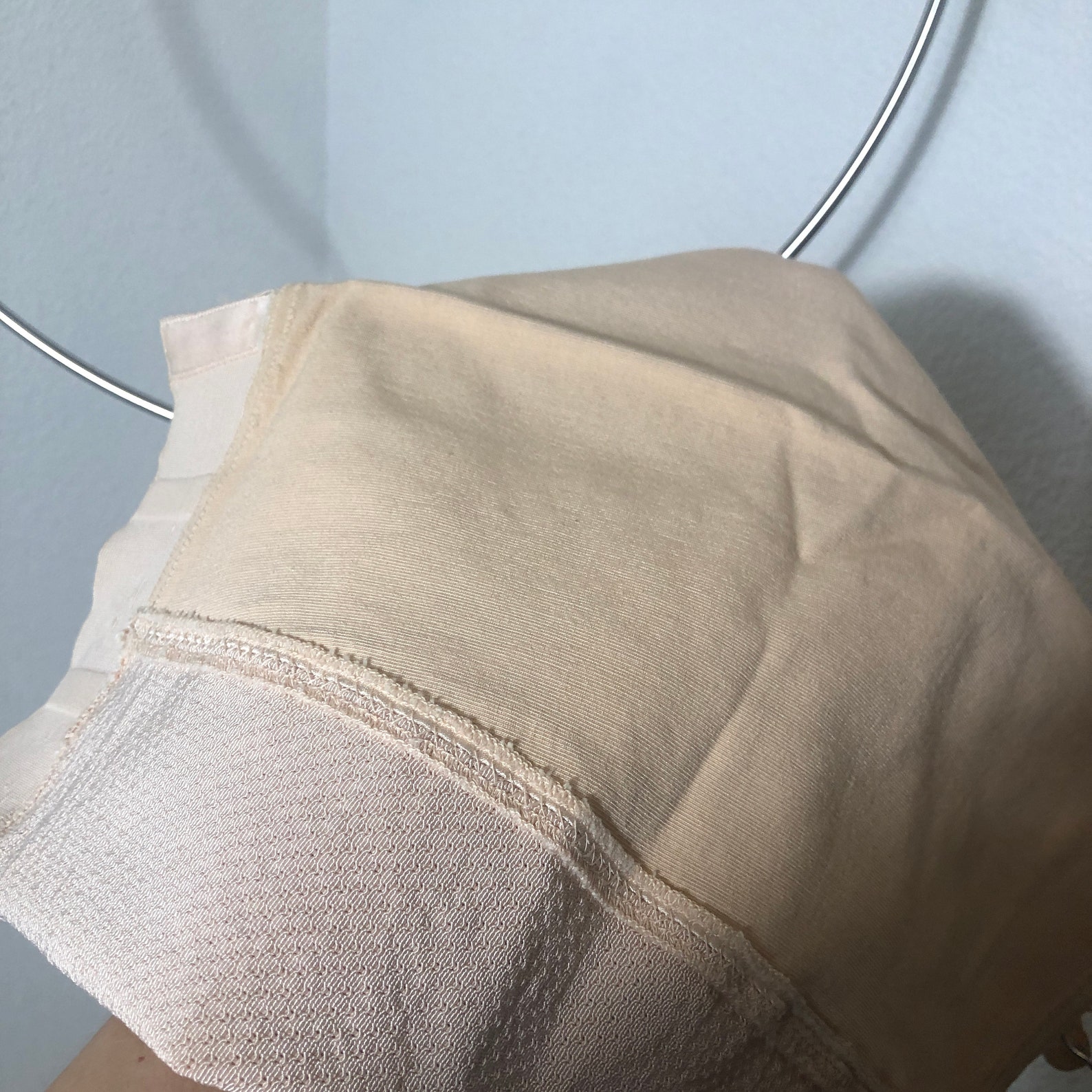Vintage Shell Pink Bombshell Girdle With Garter Clips - Small - Etsy