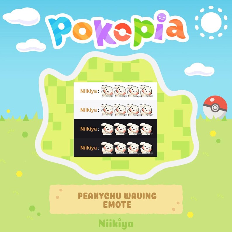 Peakychu Waving Animated Emote Pokopia - Twitch & Discord - Etsy Australia