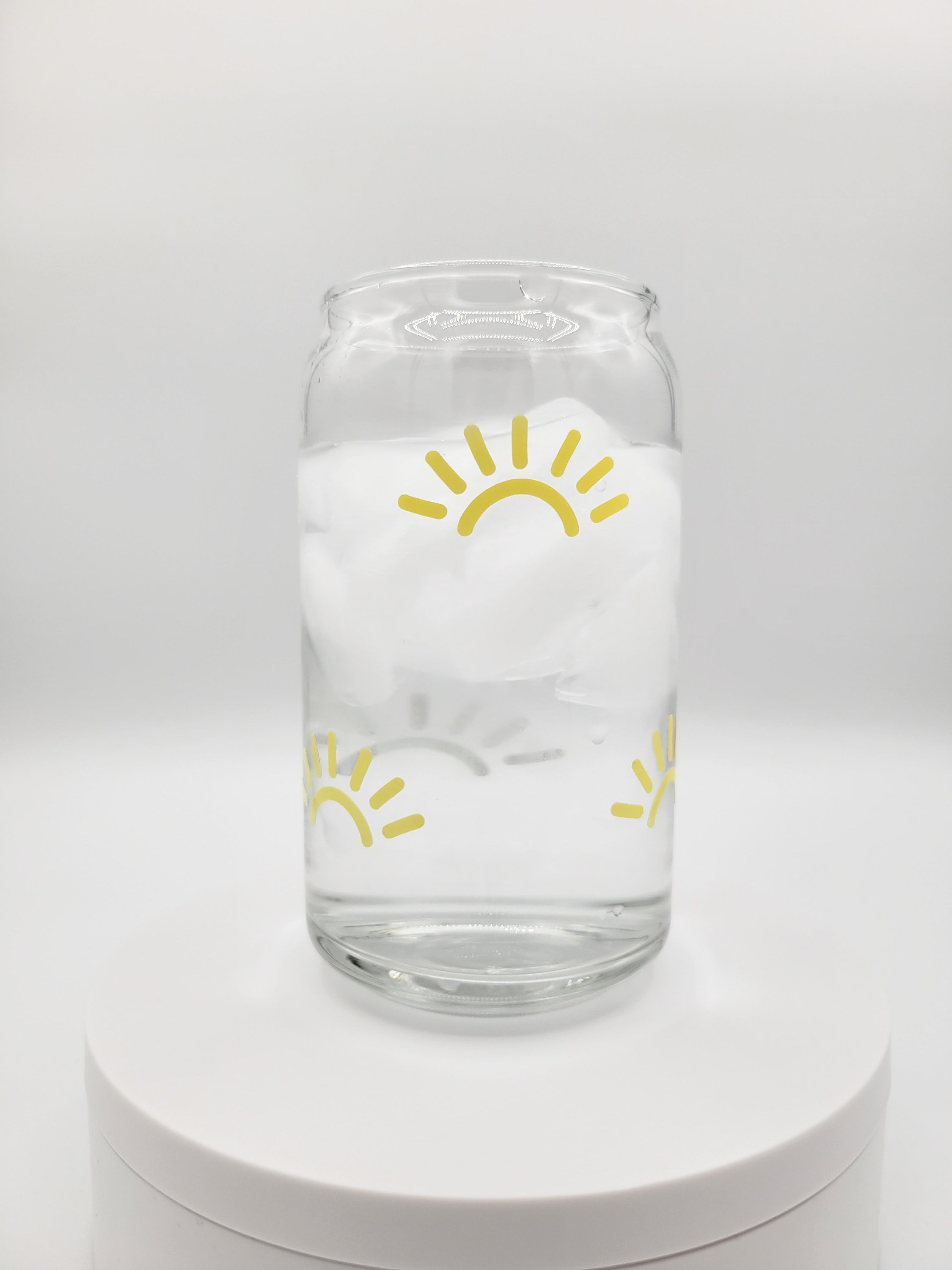 Color Changing Glass Cup Sun Beer Glass Can Yellow Color Changing Cup ...