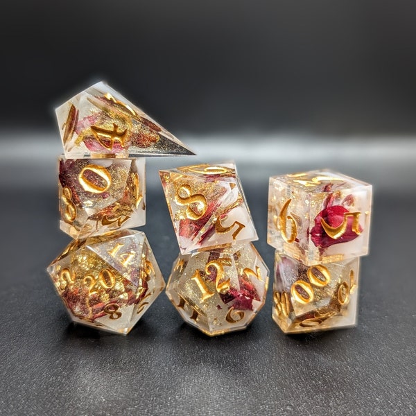 Clear Dice Set - Etsy