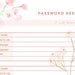 Password Keeper DIY Editable Pink Purple Blue Printable - Etsy