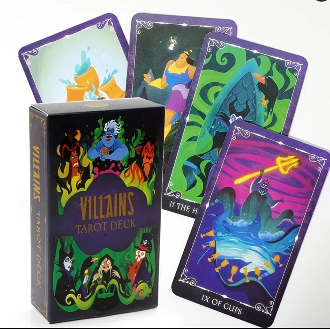 Disney Villian Tarot Cards - Etsy