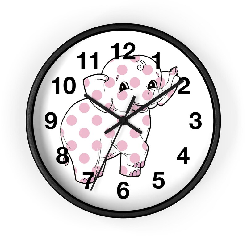 Polka Dot Clock - Etsy