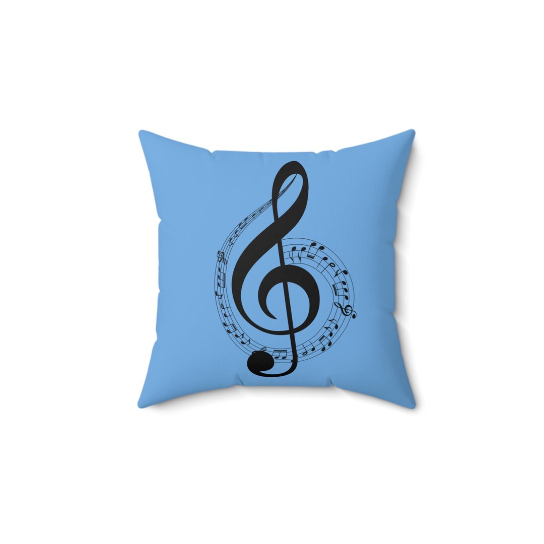 Musical Notes Pillow, Cozy Home Decor, Perfect Gift for Musicians ...