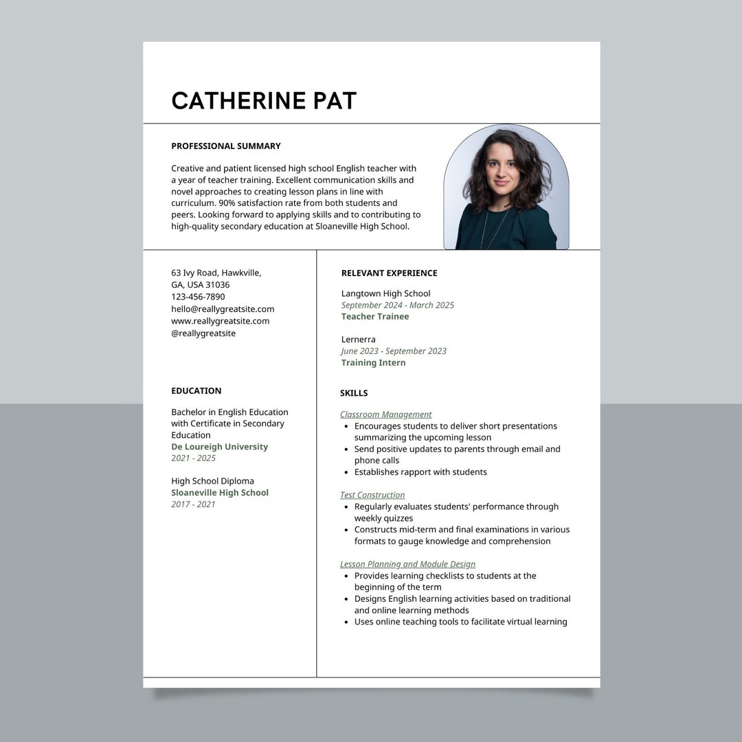 Digital Resume Template | Creative Resume | Professional Resume ...