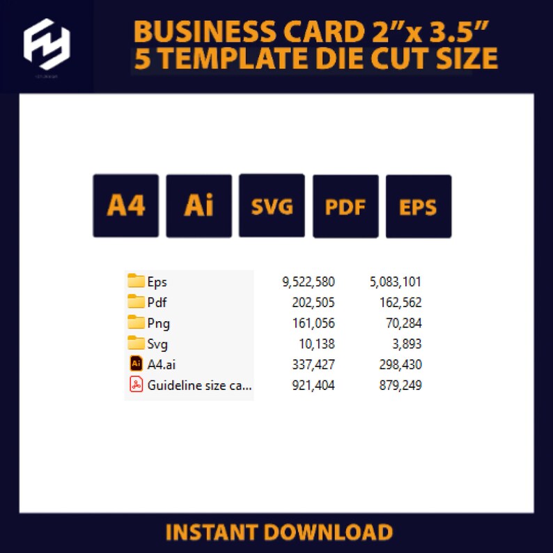 Business Card Template Business Card 2x3.5 Label Template - Etsy