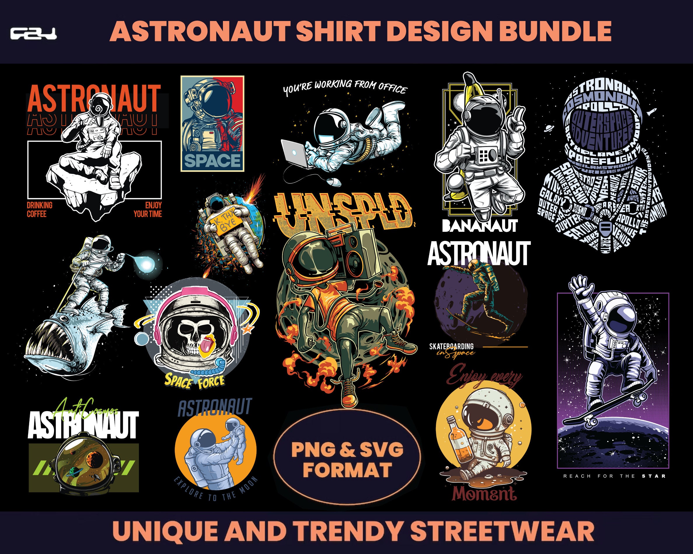 Astronaut Shirt Design