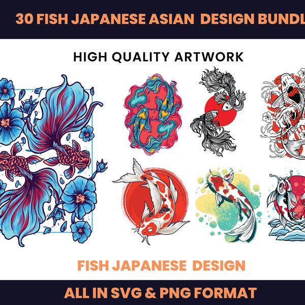 Japanese Koi Fish - Etsy