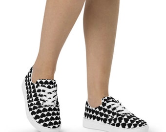Heart Tennis Shoes - Etsy