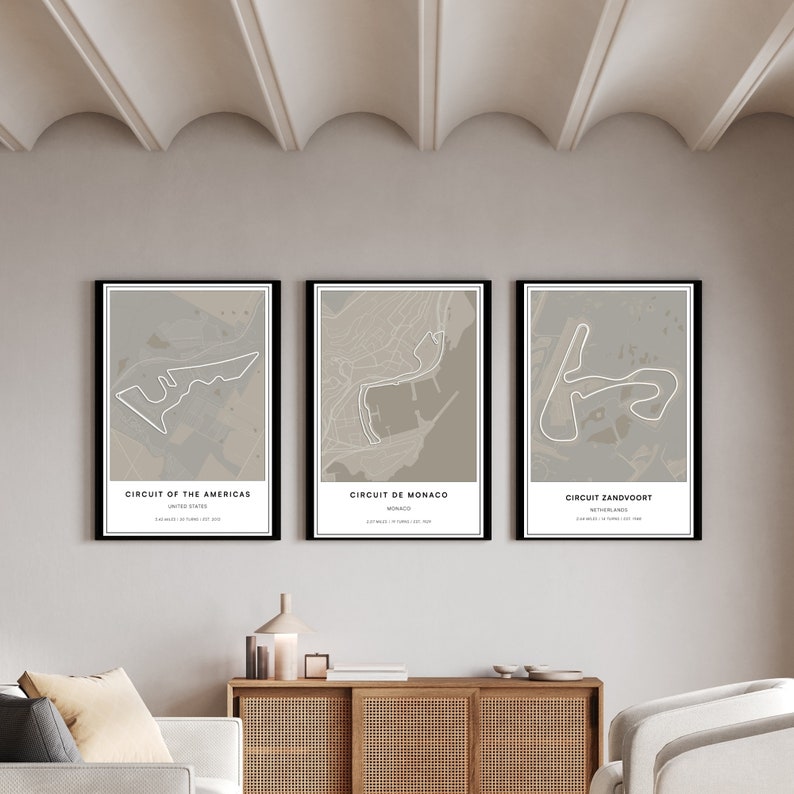 Formula 1 Posters 2024 Season | Formula 1 Poster Bundle | F1 Track ...