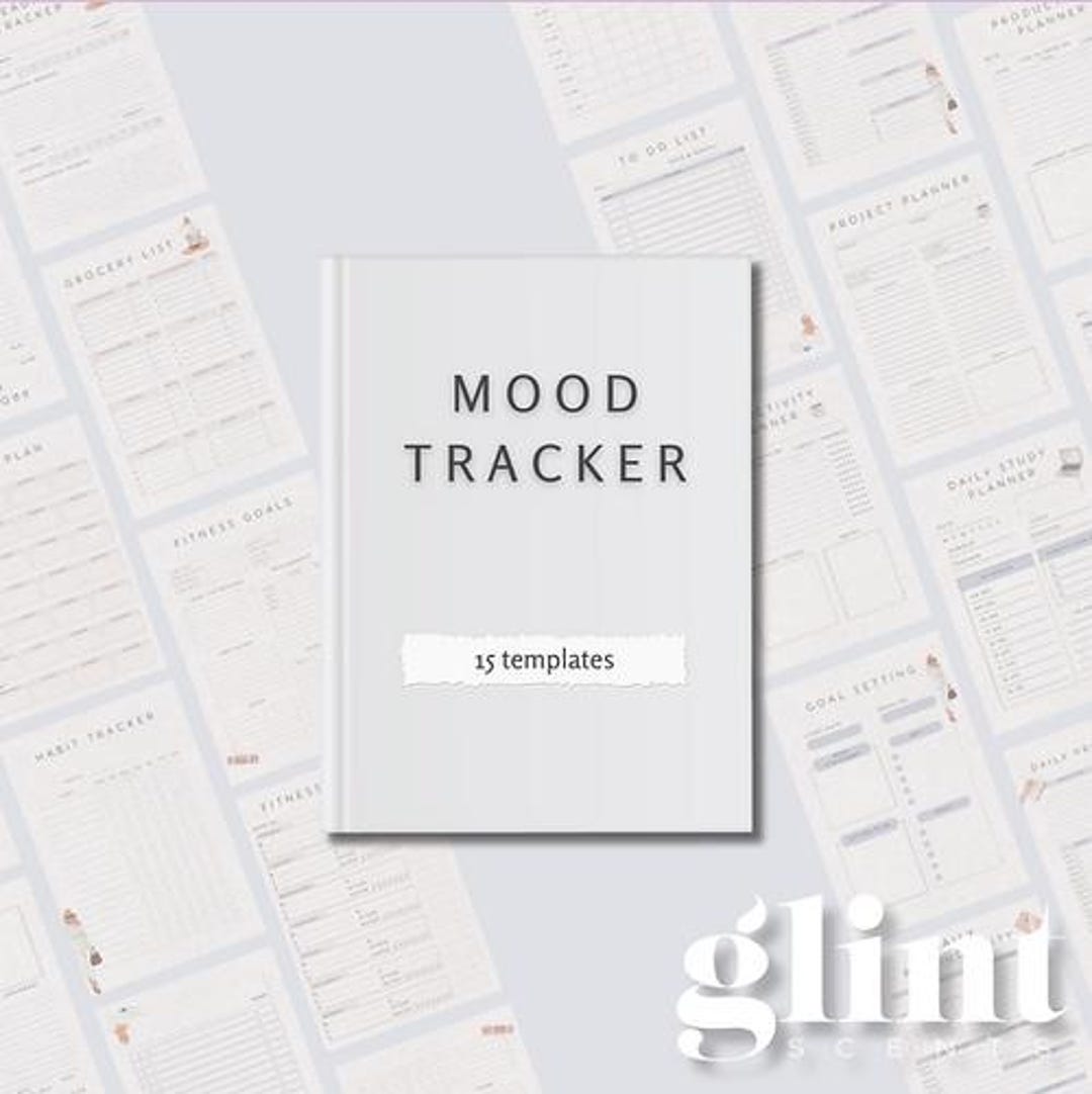 Mood Tracker | Wellness Planner | Positivity Journal - Etsy