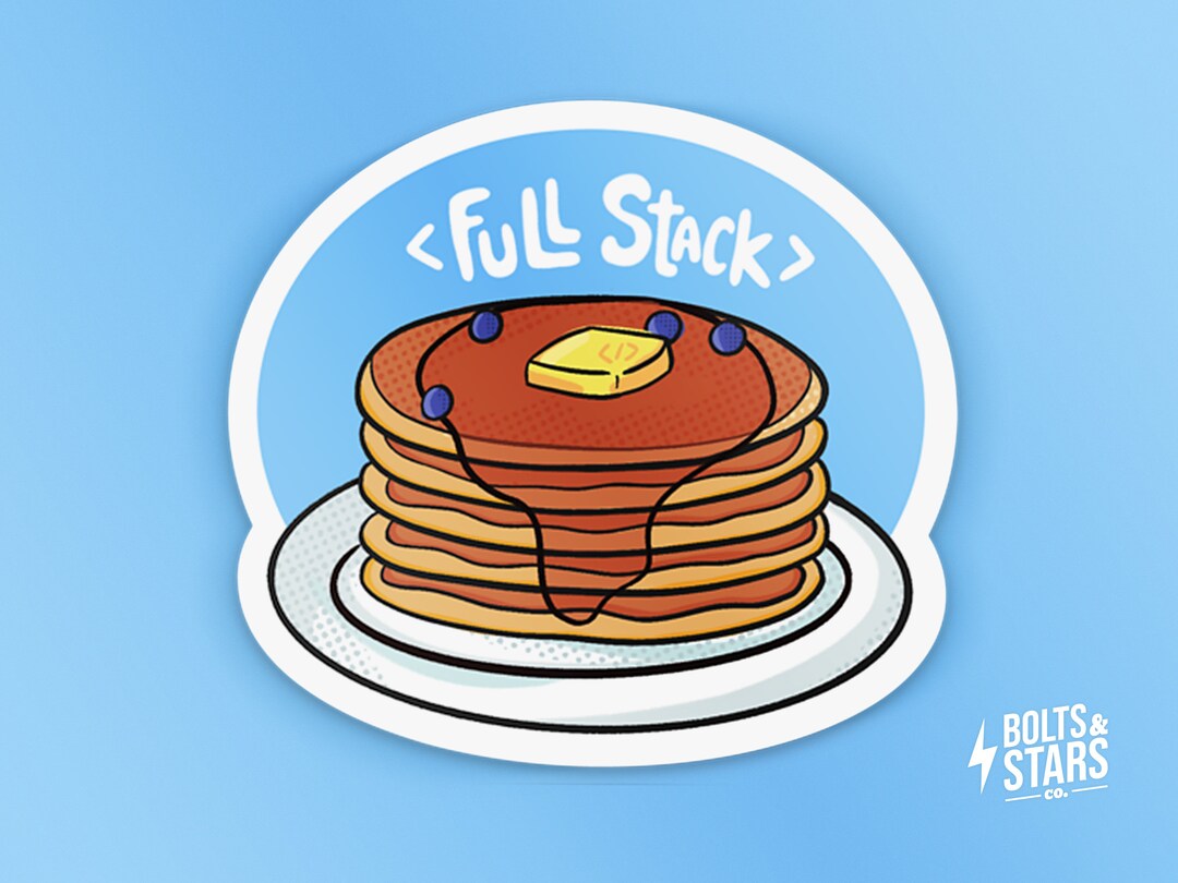 Full Stack Sticker Code Sticker Coding Sticker Full Stack Engineer ...