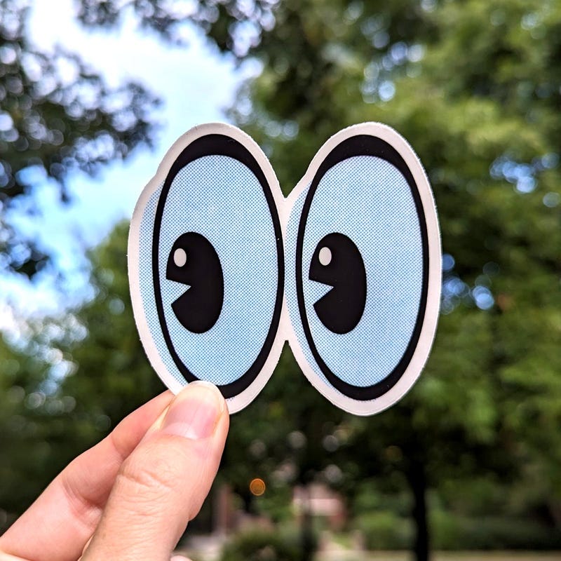 Side Eye Sticker - Etsy