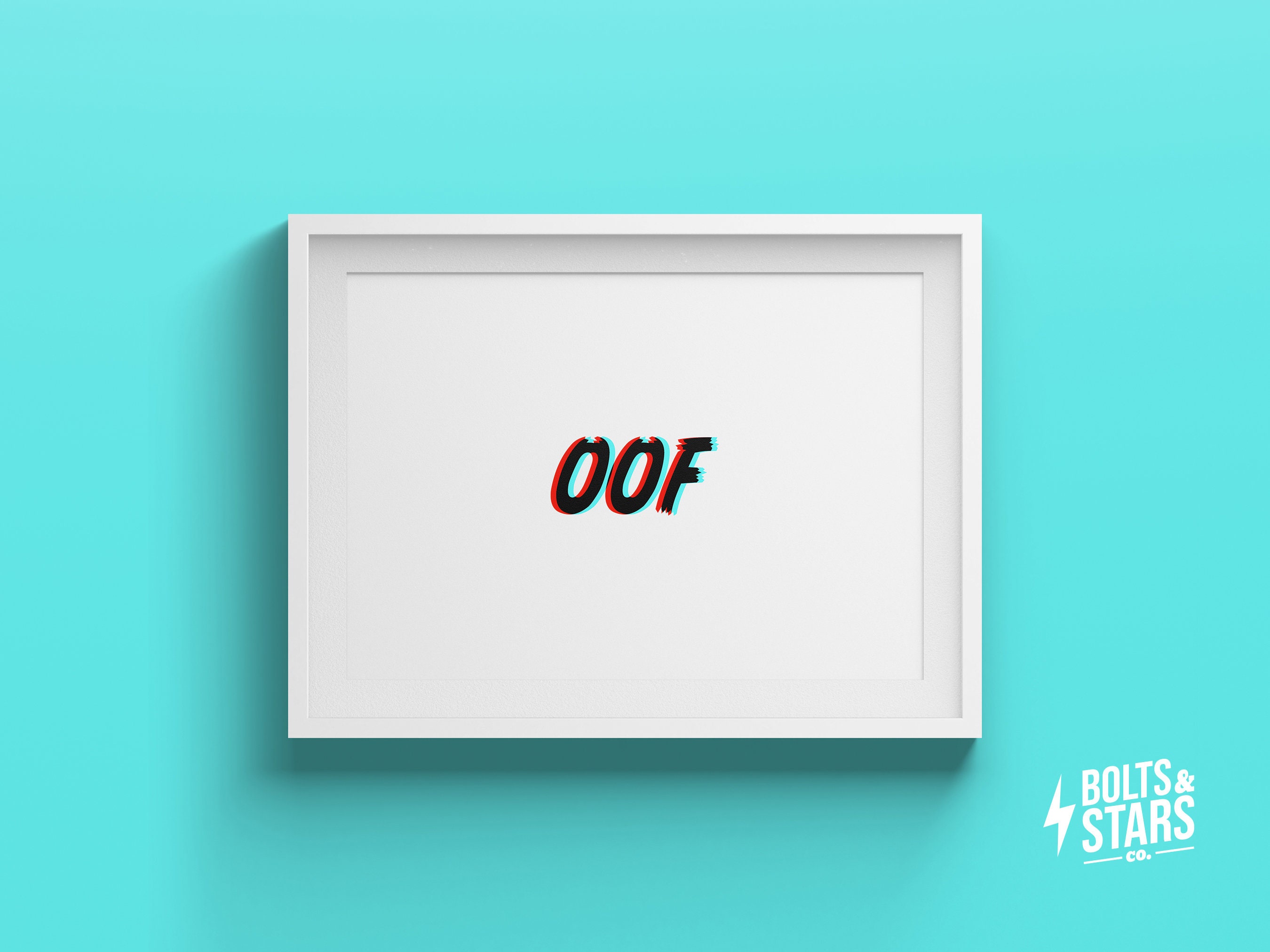 Oof Meme Art Print: Sarcastic Emoji Poster - Etsy