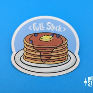 Full Stack Sticker Code Sticker Coding Sticker Full - Etsy