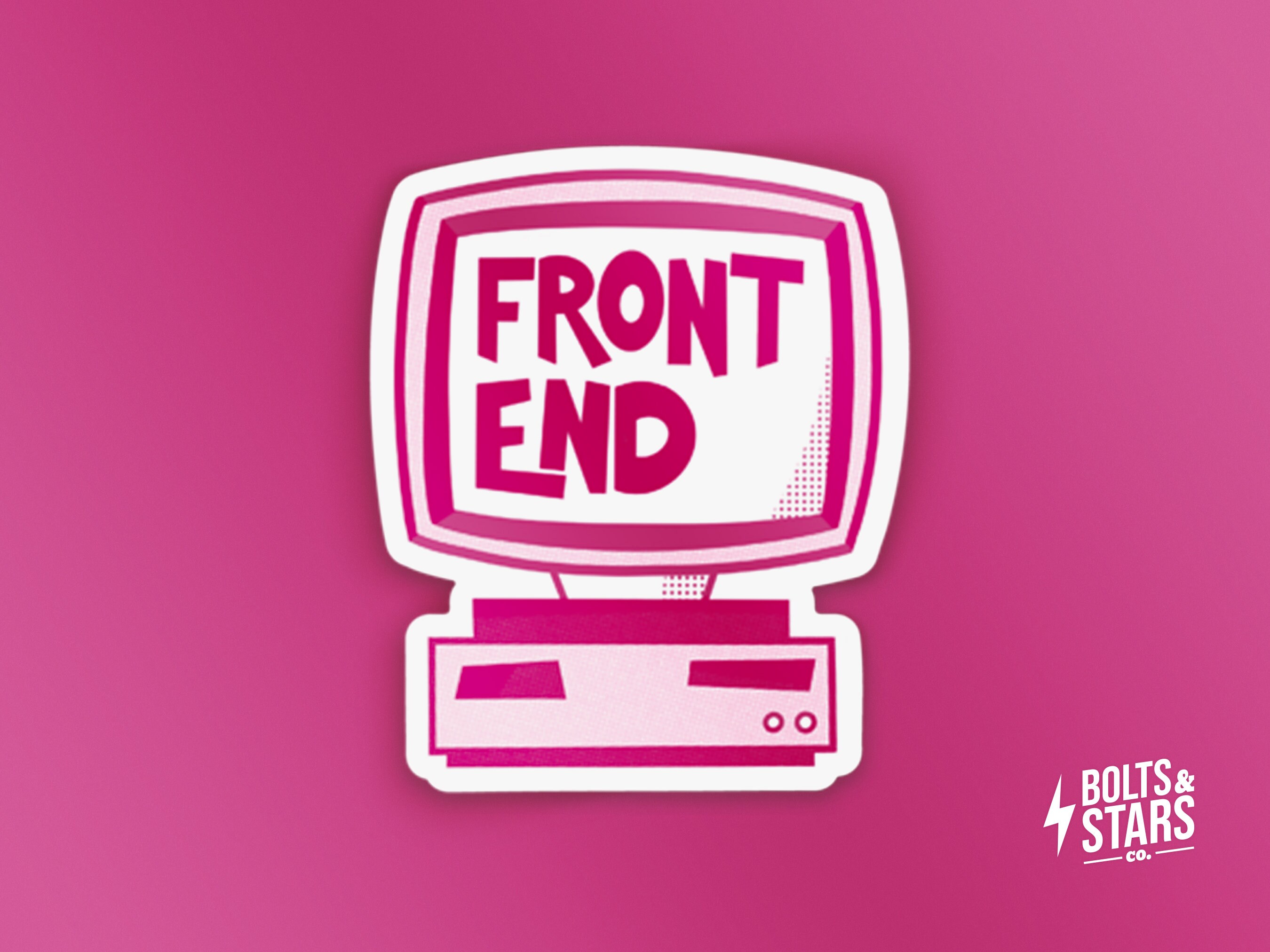 Front End Sticker Code Sticker Coding Sticker Programmer Sticker ...