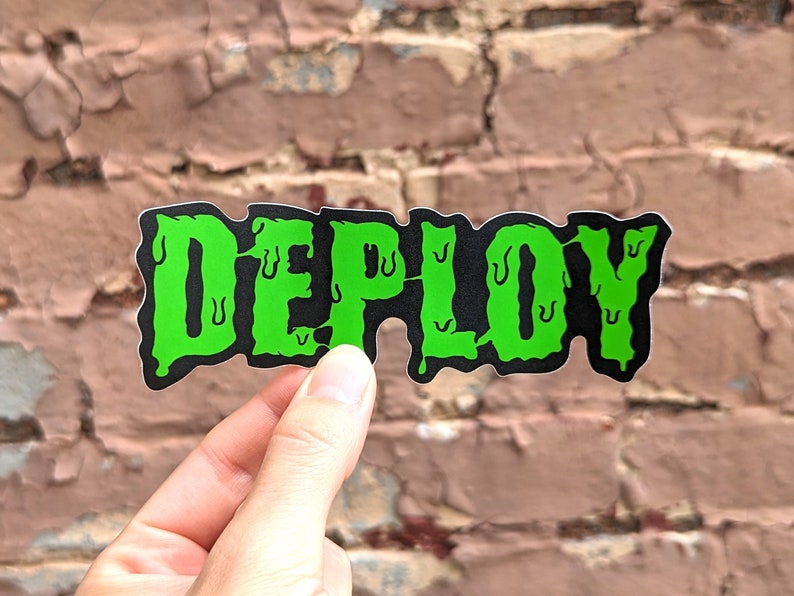Deploy Sticker Code Sticker Coding Sticker Computer Science Sticker Programmer Sticker Developer 