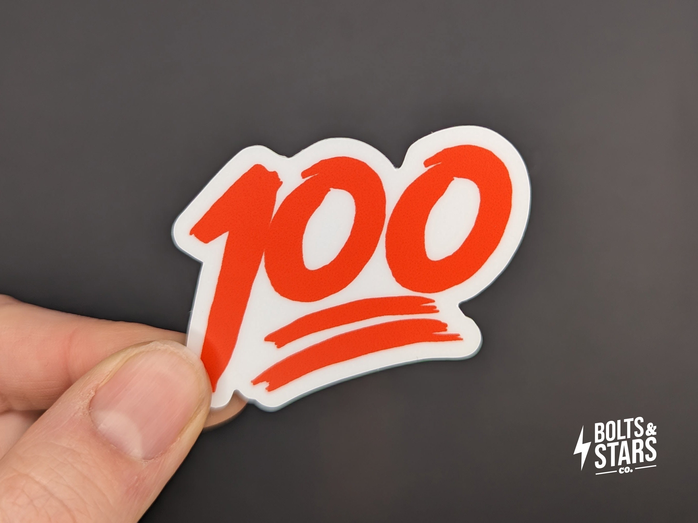 Keep It 100 Sticker, Emoji Sticker, 100 Sticker, One Hundred Sticker ...