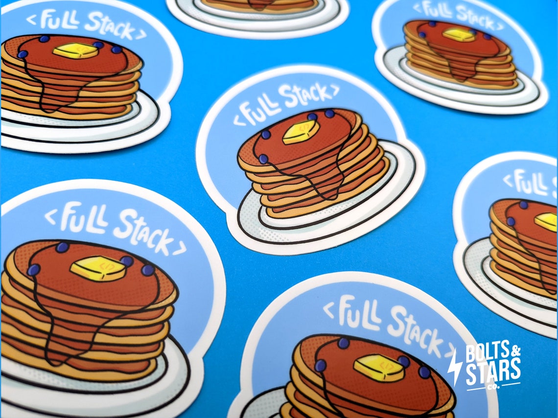 Full Stack Sticker Code Sticker Coding Sticker Full - Etsy