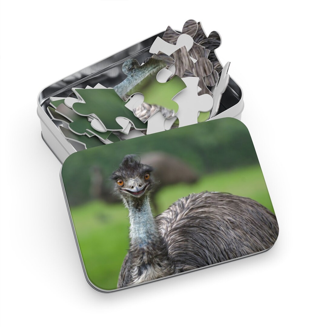 Jigsaw Puzzle Flightless Ratite Bird Happy Cute Family Gift - Etsy