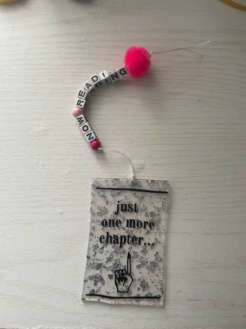 Hand Decorated Bookmarks With Tassels | Hard Plastic Bookmarks With ...