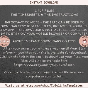 Set of 3 PRINTABLE Employee Timesheet Bundle, Time Tracker, Employee ...