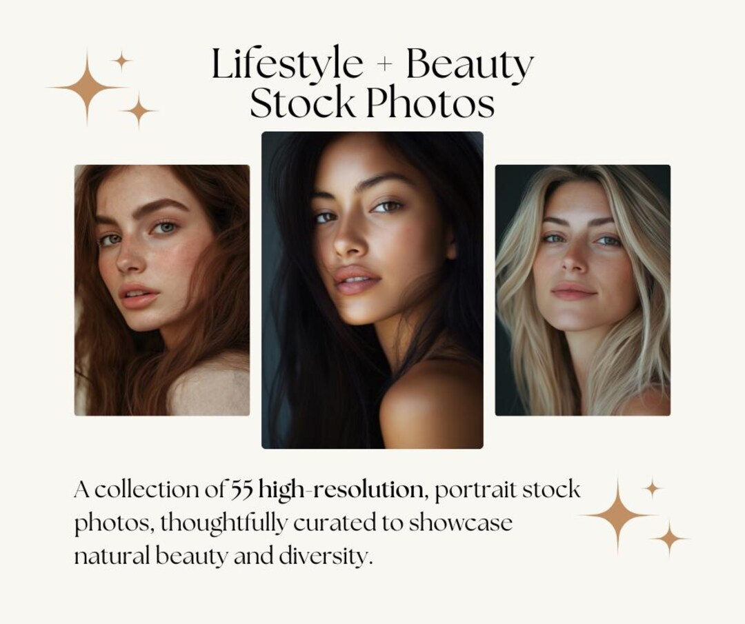 55 High-resolution Lifestyle and Beauty Stock Photos, Diverse Portraits ...
