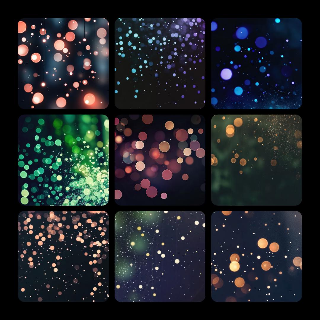 80+ High Resolution Bokeh Overlay Bundle, Stock Photo Overlays for Photography, Retro Bokeh ...