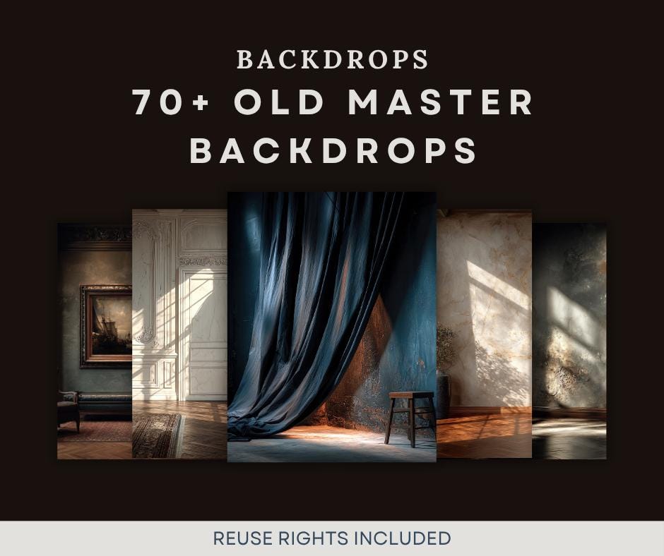70+ Old Master Studio Backgrounds, Vintage Beige Backdrops Overlays for ...