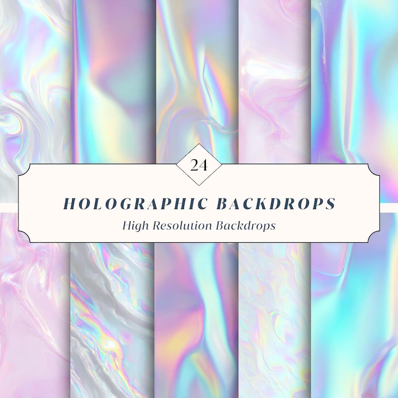 Holographic Backdrop - Etsy