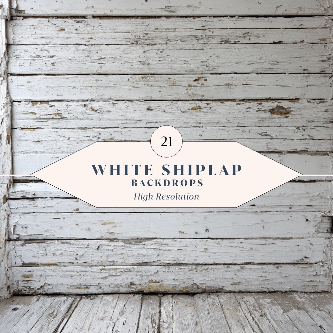 21 White Shiplap Backdrops – White Wood Wall Backgrounds for ...