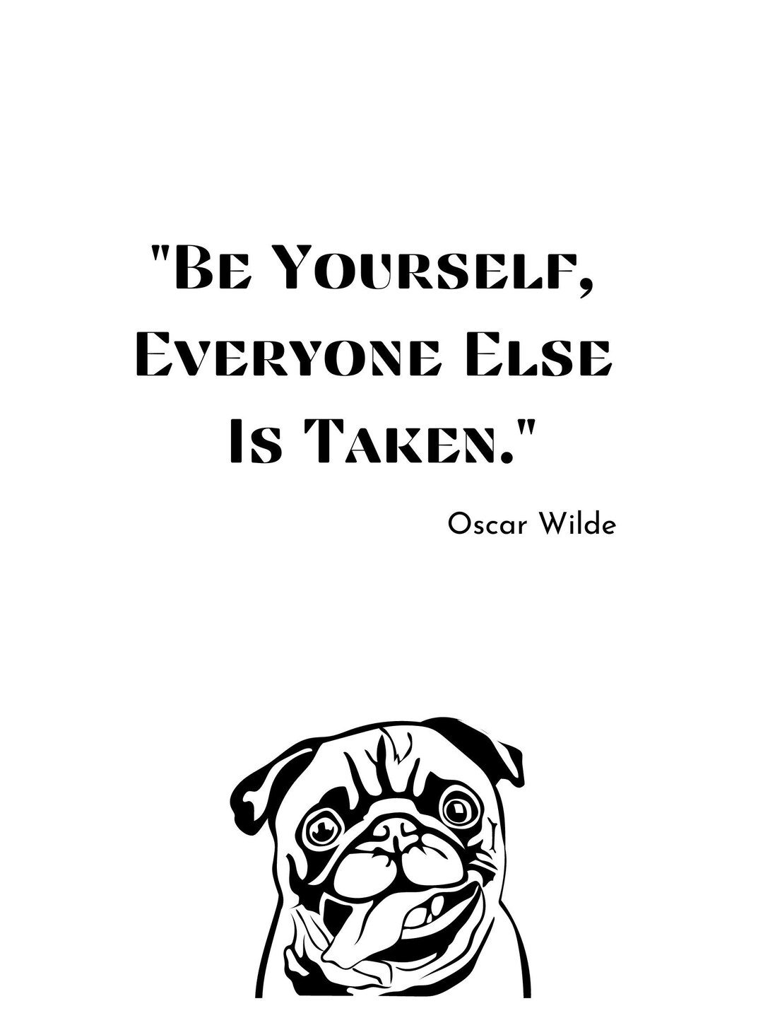 Inspirational Quote Downloadable Poster Be Yourself Print - Etsy