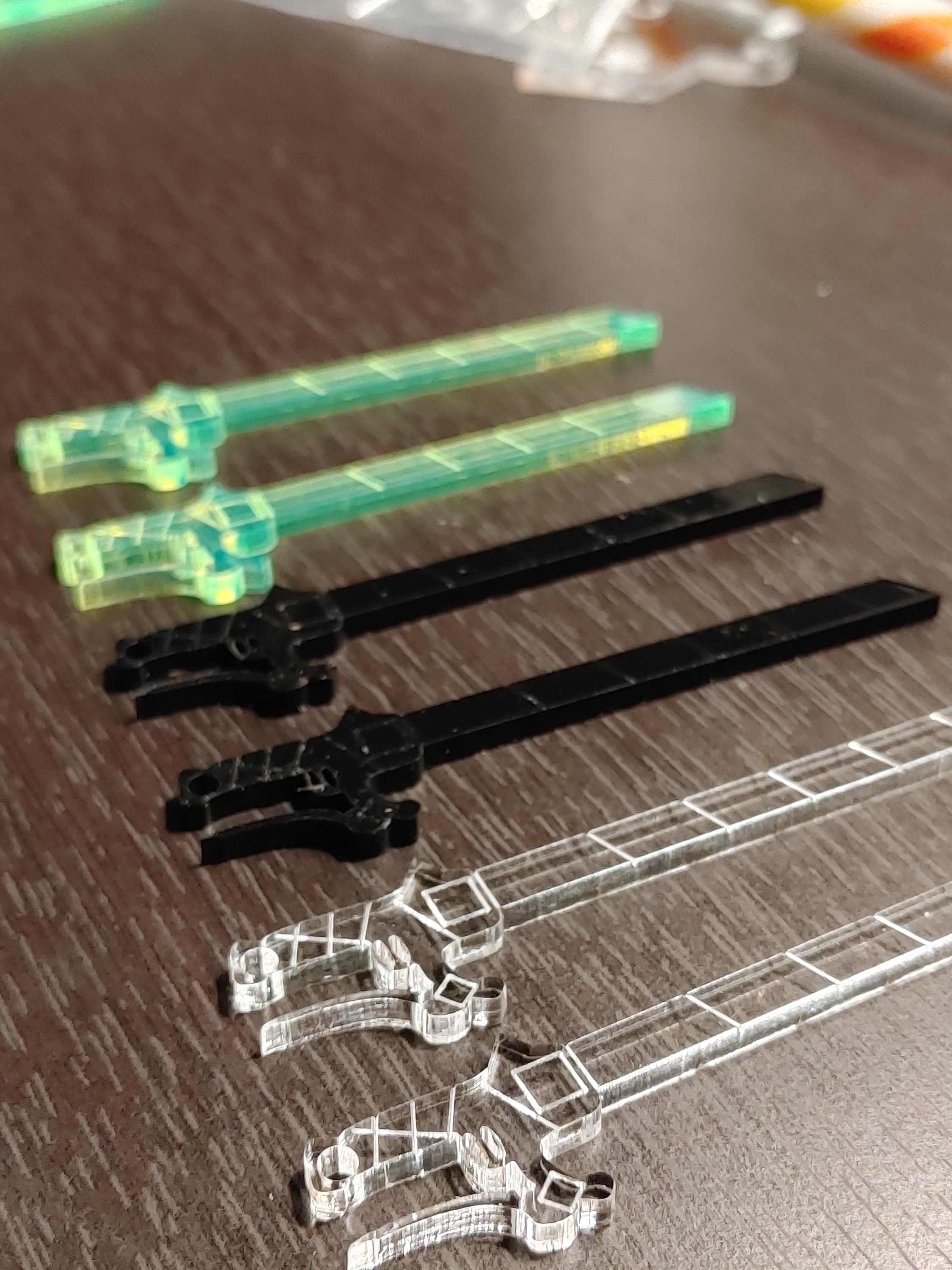 ODM Sword Earring SVG File | Anime Laser Cutter DIY Pattern - Etsy