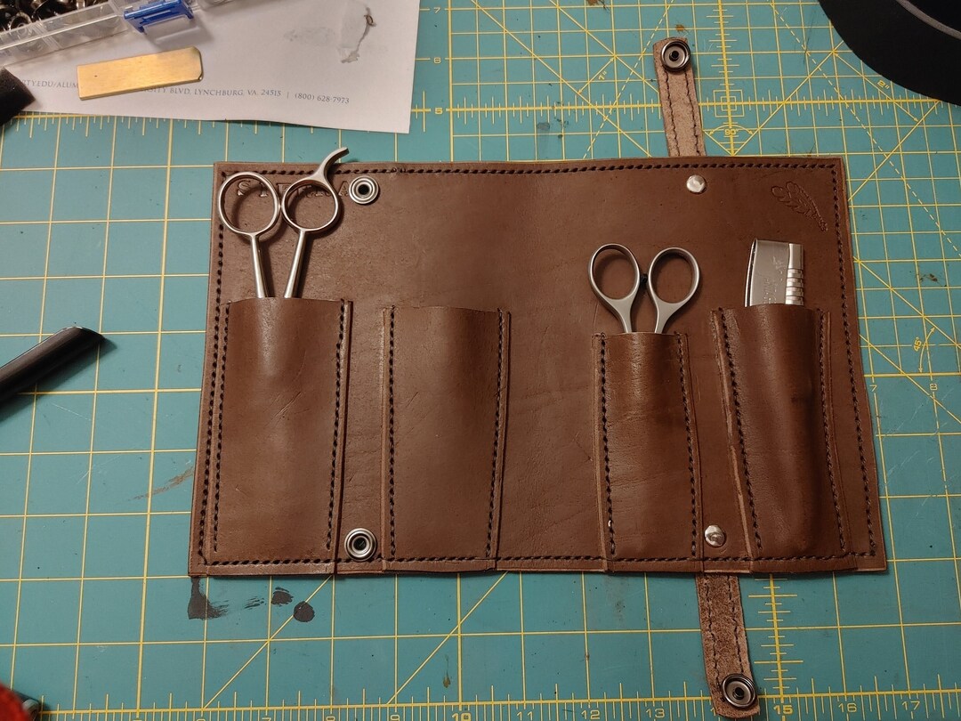 Leather Barber Kit | Simple Barber's Kit - Etsy