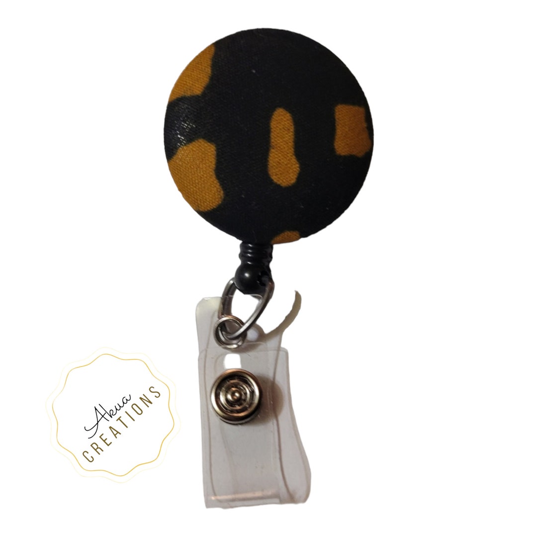 Afrocentric Fabric Badge Reels,melanin,badge,afro Woman,rbg - Etsy