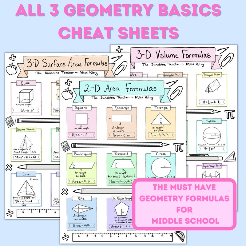 Grade 8 Geometry Maths Worksheet - Etsy
