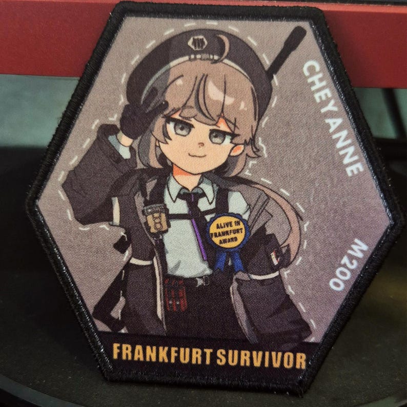 Cheyanne | M200 | GFL Military Anime Patches - Etsy