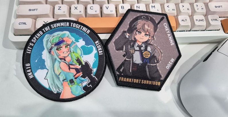 Cheyanne | M200 | GFL Military Anime Patches - Etsy